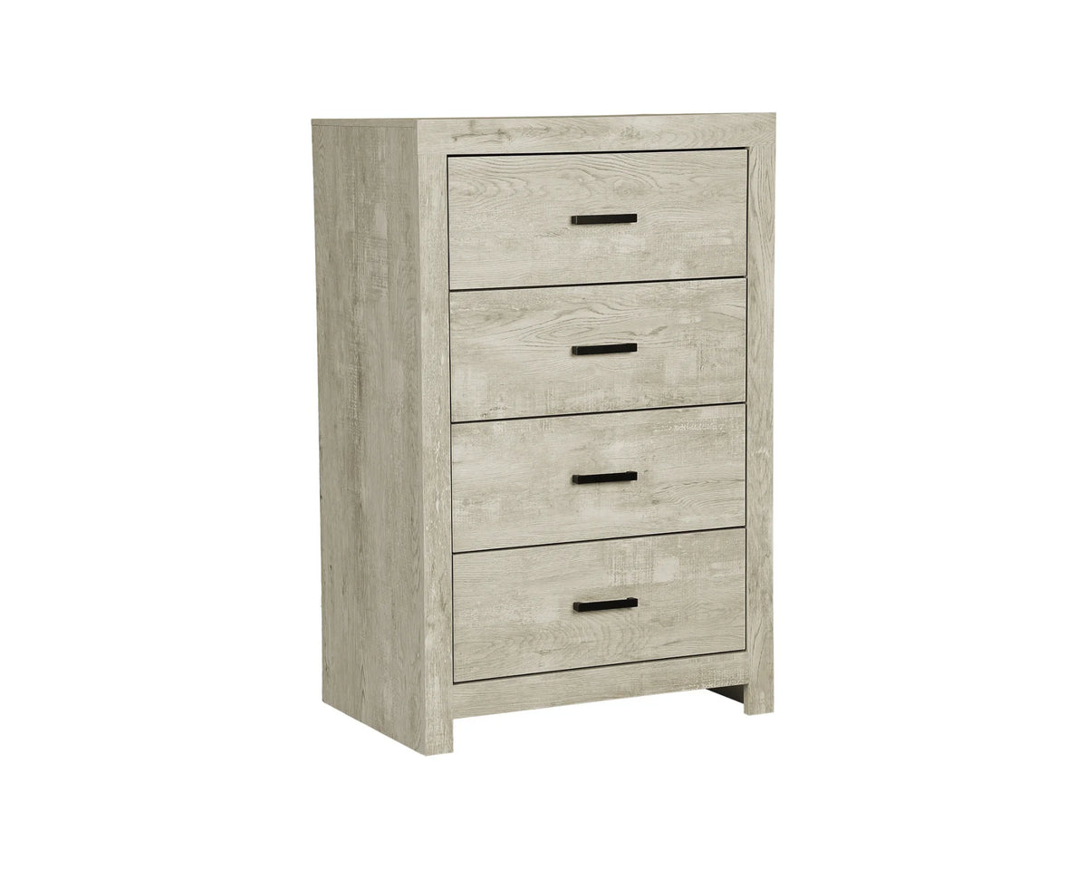 ALICE - Commode 4 tiroirs chêne blanchi — Nuasis